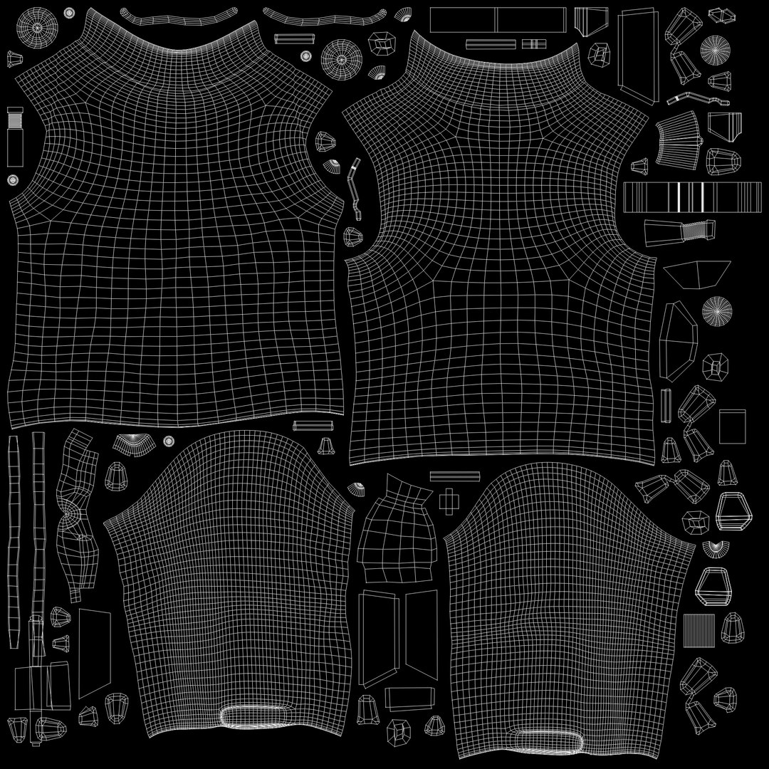 Male Orange Cyberpunk Jacket Coat 3D Model - TurboSquid 2073337