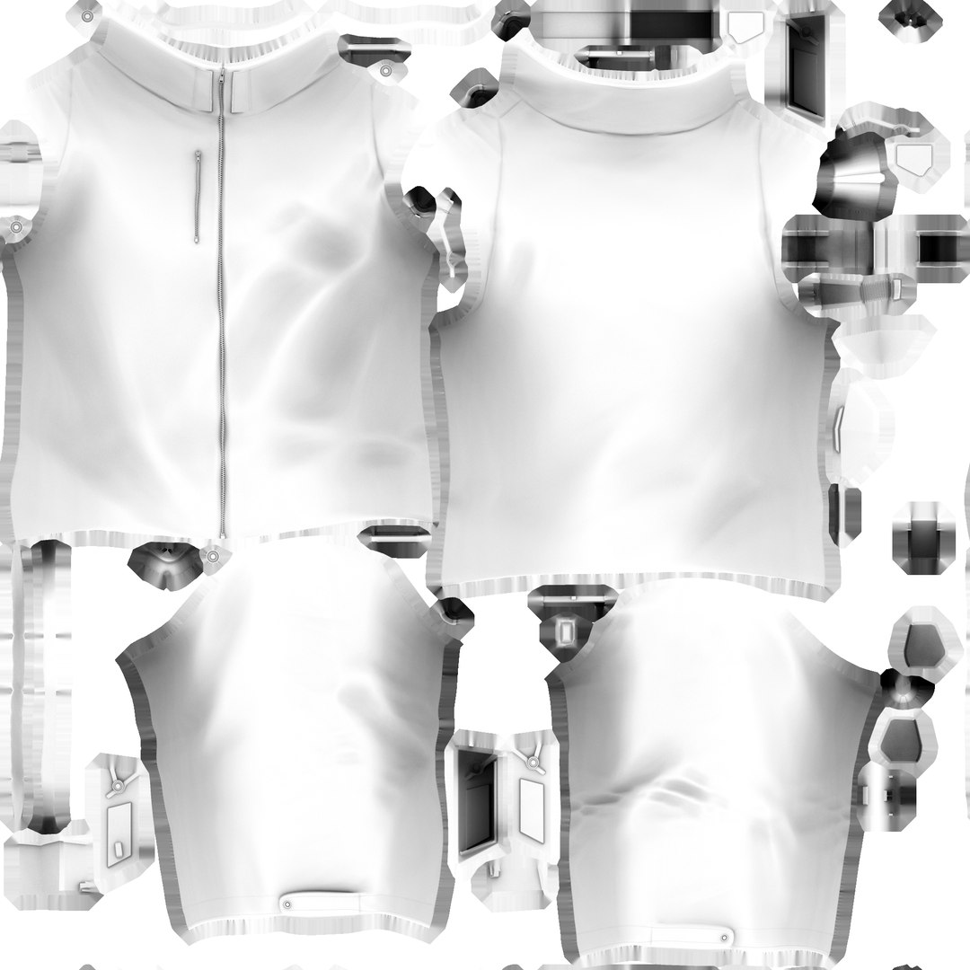 Male Orange Cyberpunk Jacket Coat 3D Model - TurboSquid 2073337