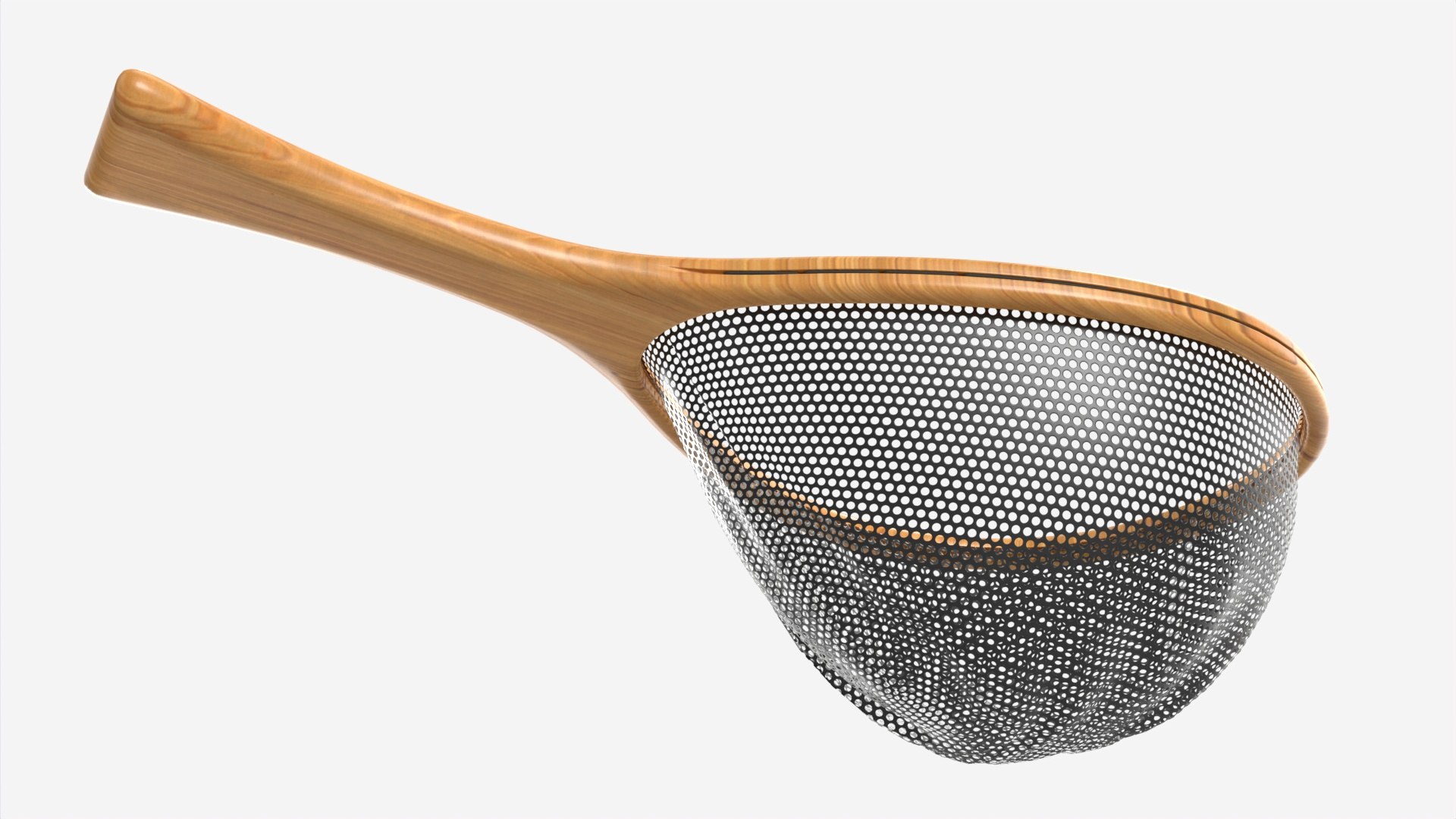 3D Wooden Fly Fishing Net - TurboSquid 1920987