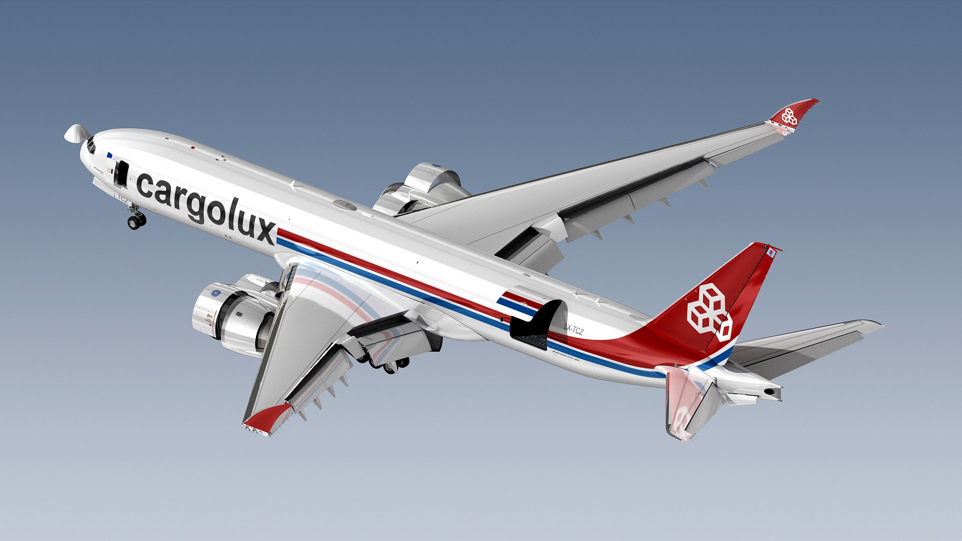 Boeing 777-8F Cargolux 3D - TurboSquid 2409365