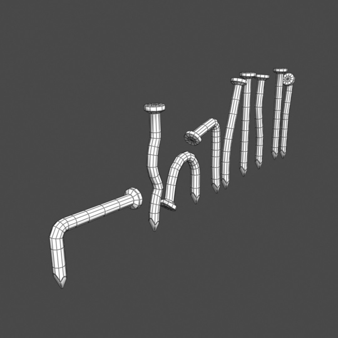 Rusty Nails Rust 3d Model