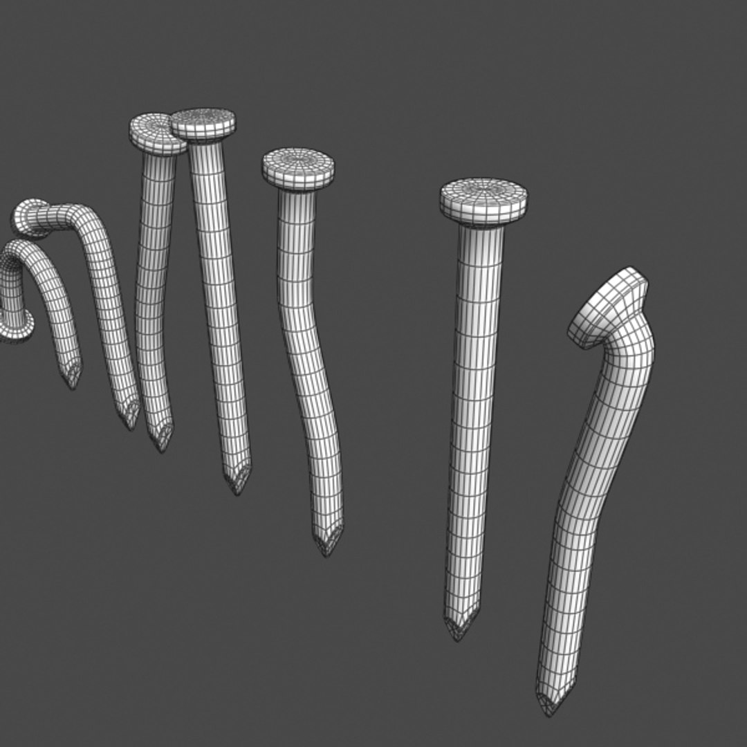 Rusty Nails Rust 3d Model