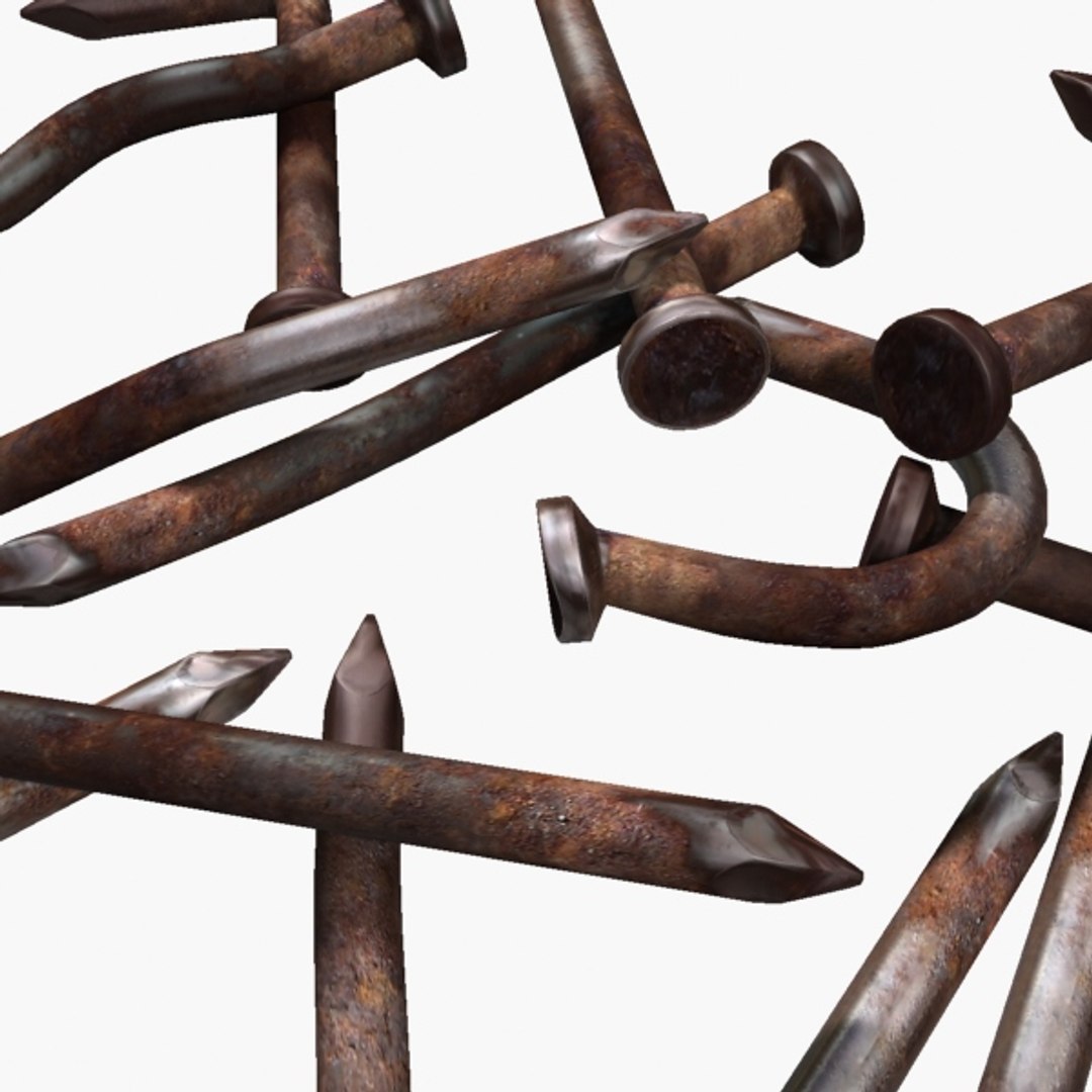 Rusty Nails Rust 3d Model