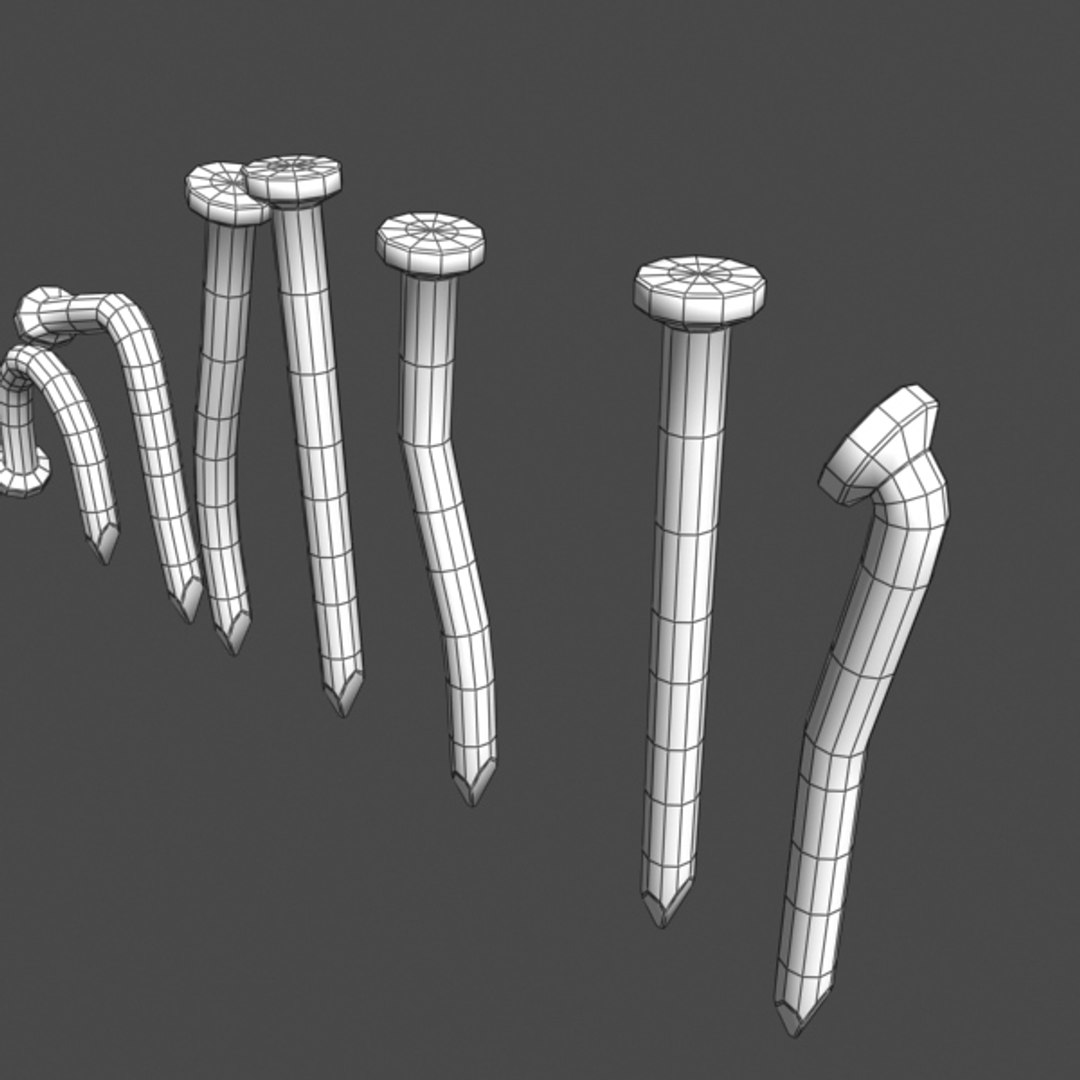Rusty Nails Rust 3d Model