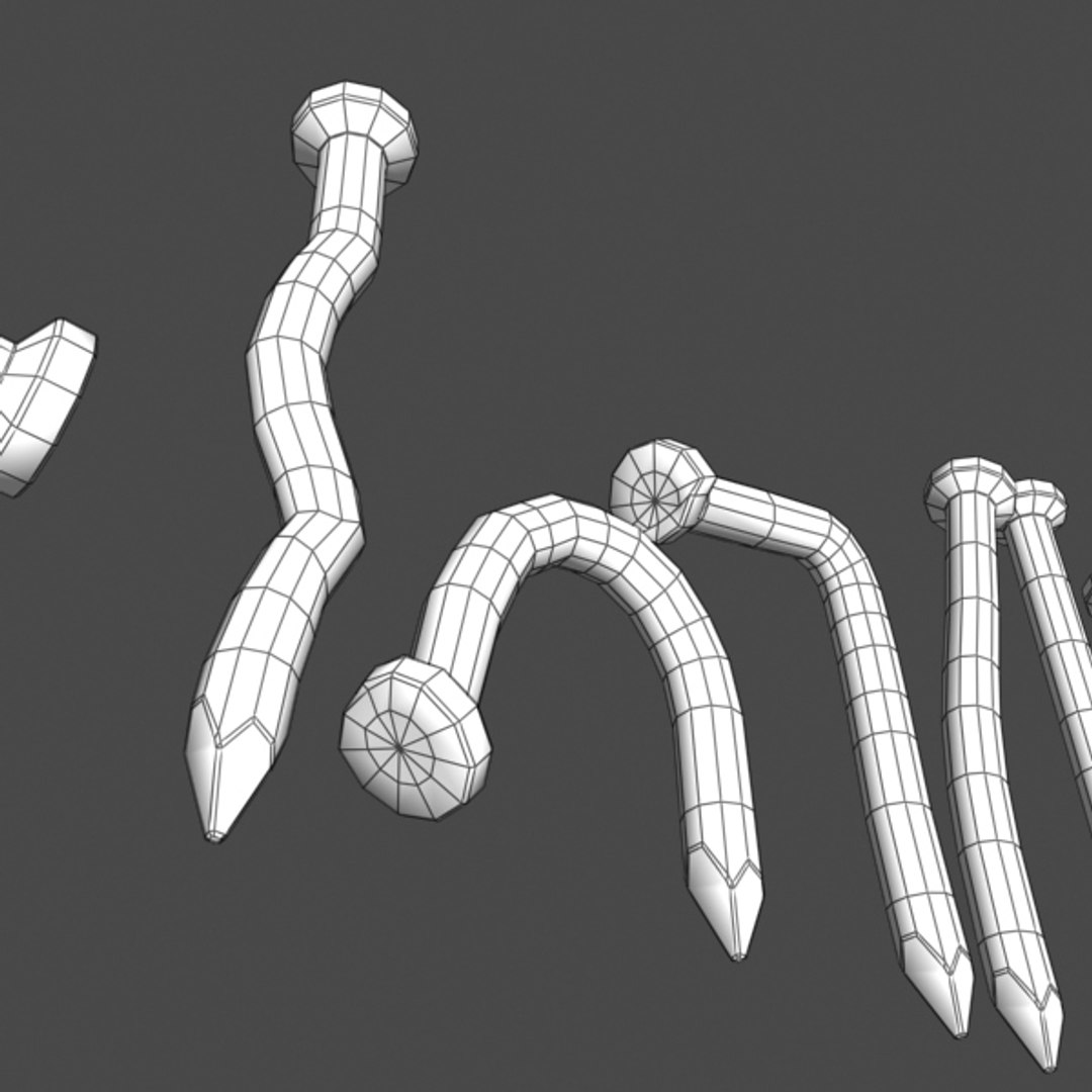Rusty Nails Rust 3d Model