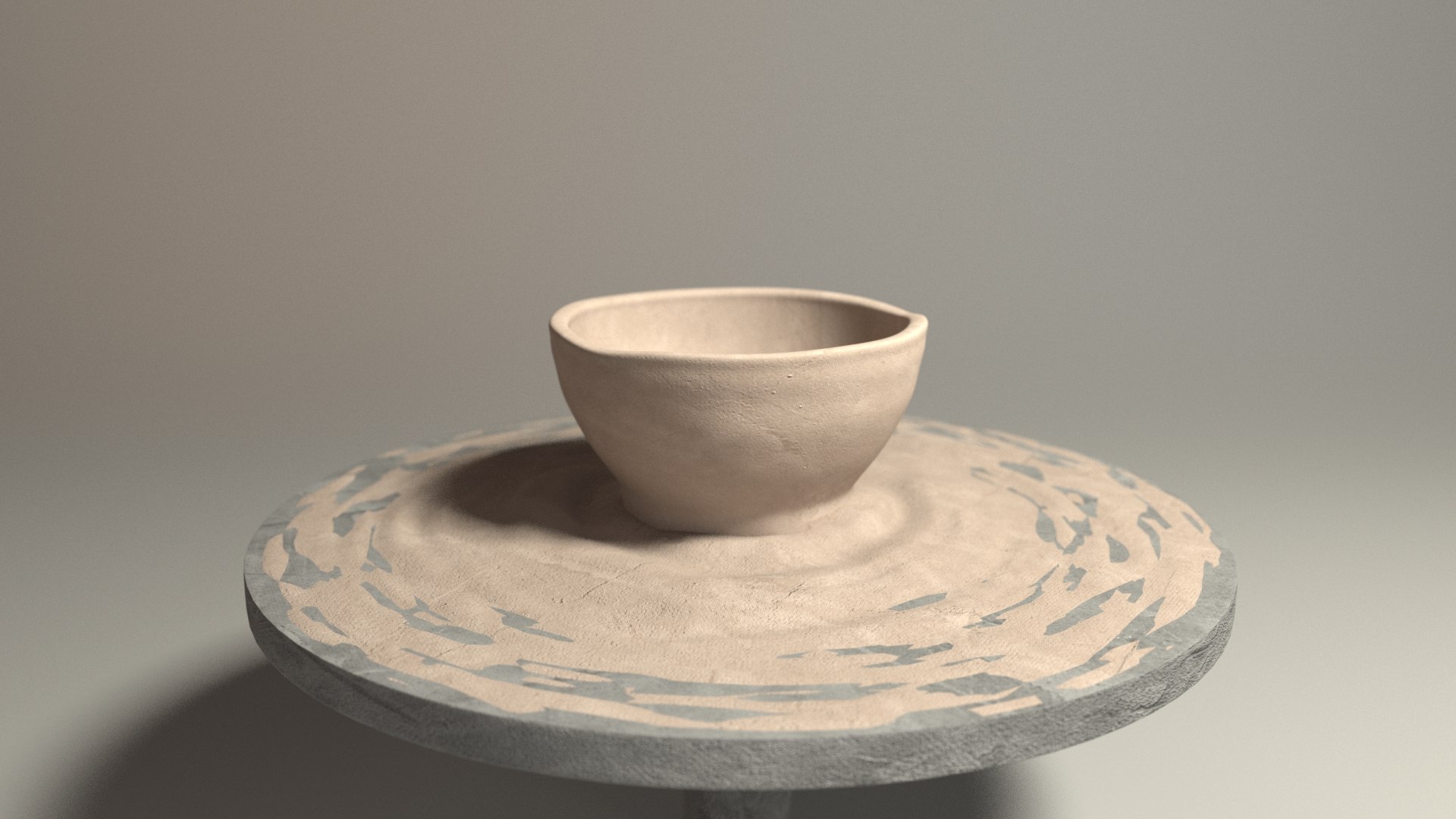 Flan Porcelain Clay Bowl Formed Animation 3D - TurboSquid 1831216