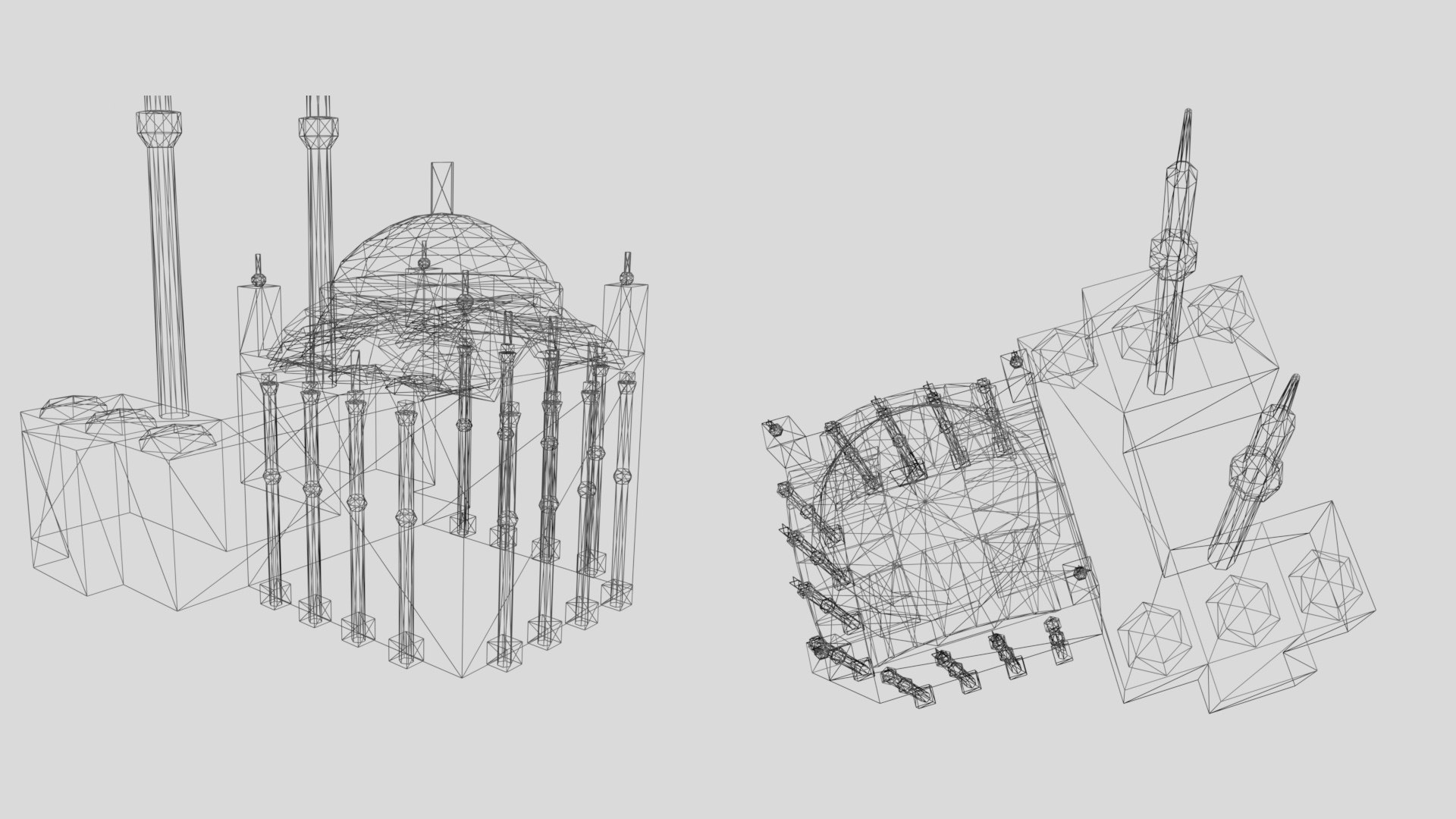 3D Model Mediciye Mosque - TurboSquid 1907649
