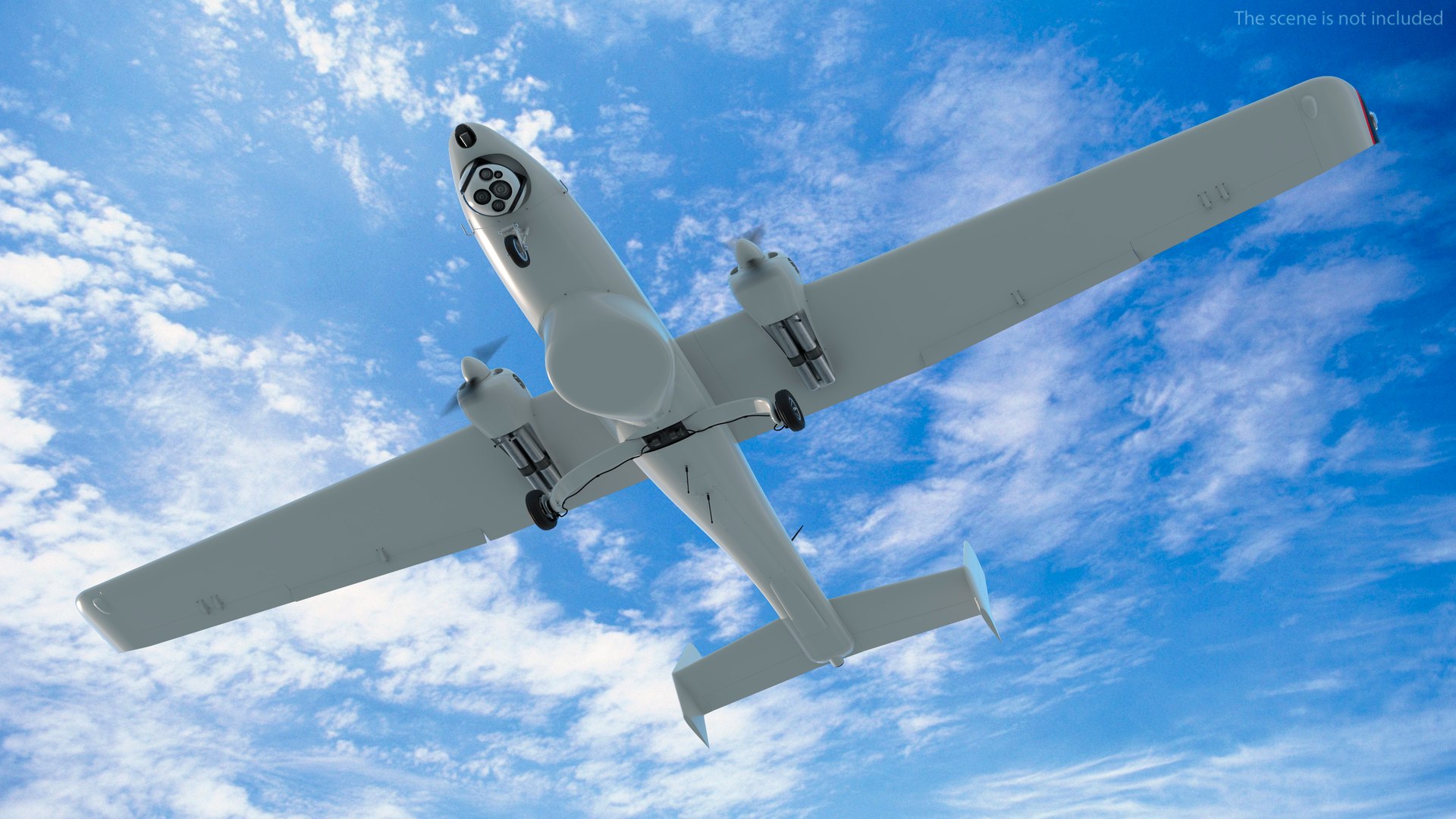 Tekever AR5 UAS Rigged For Maya 3D - TurboSquid 2154530