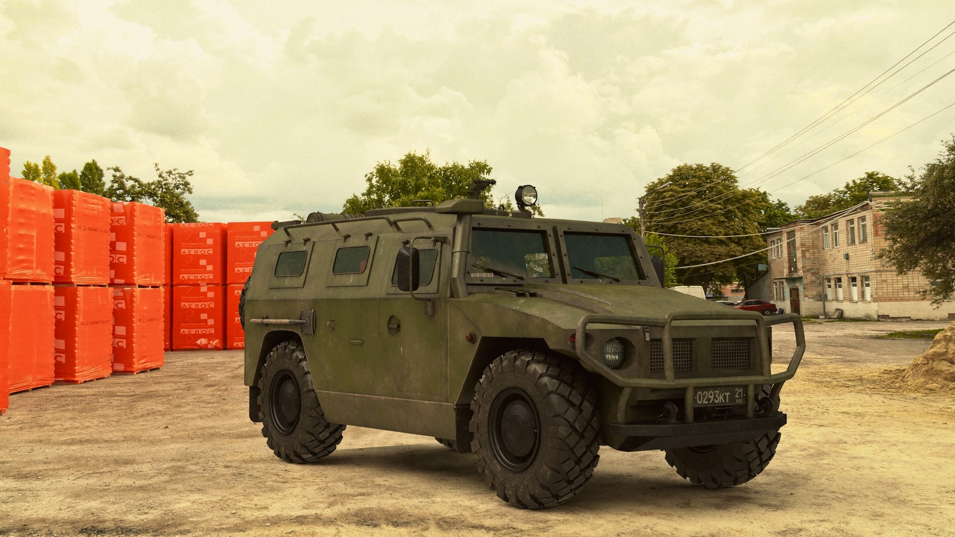 3D Model Russian Vehicle Gaz Tigr - TurboSquid 1535791