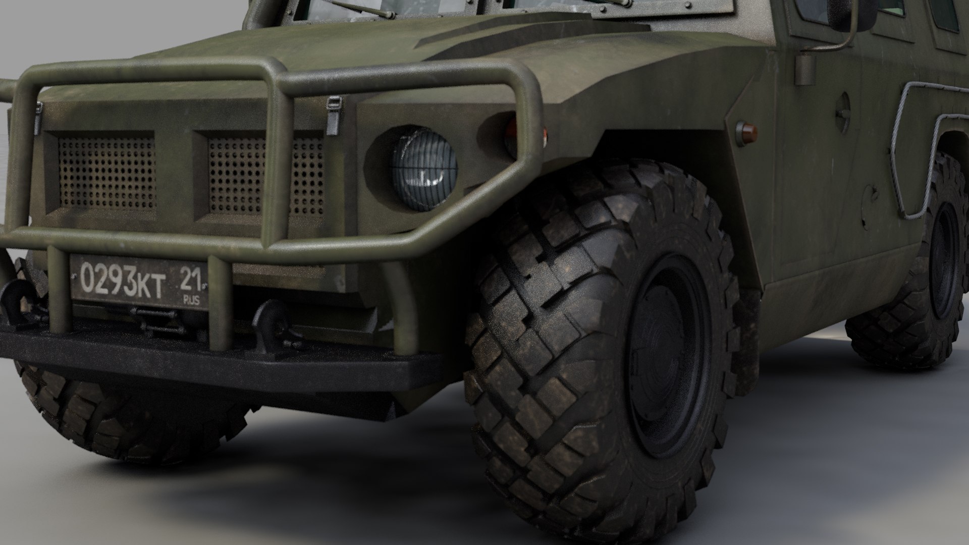 3D Model Russian Vehicle Gaz Tigr - TurboSquid 1535791