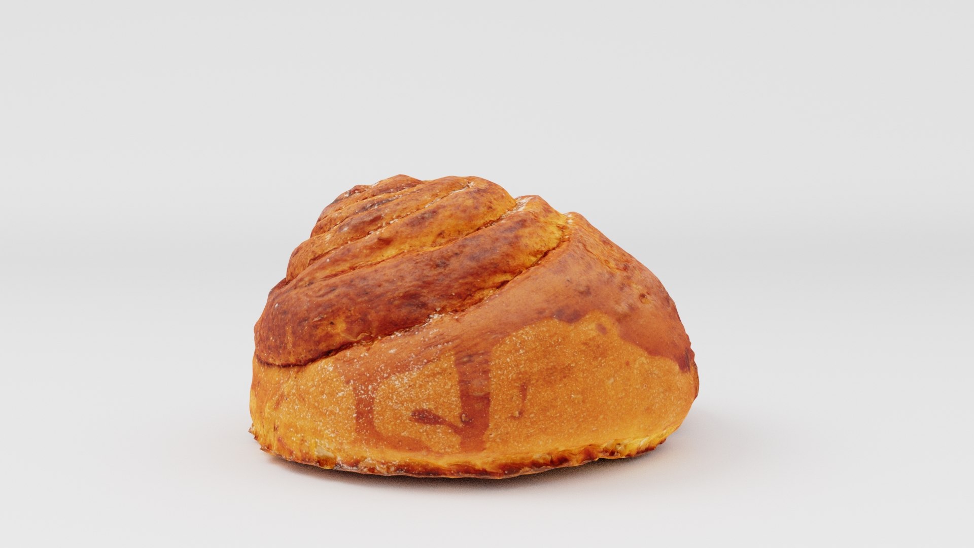 Roll or bun with cinnamon model - TurboSquid 1716875