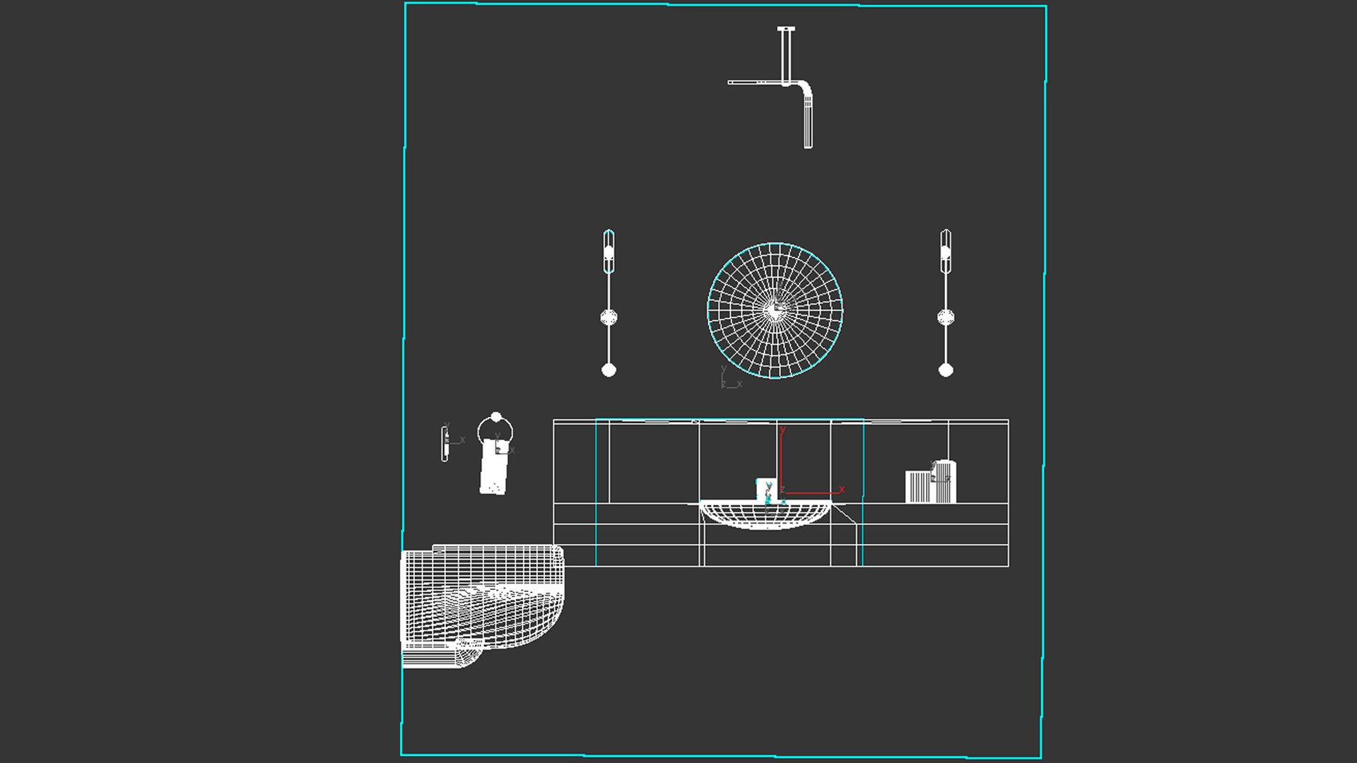 Toilet Room Model - TurboSquid 1692233