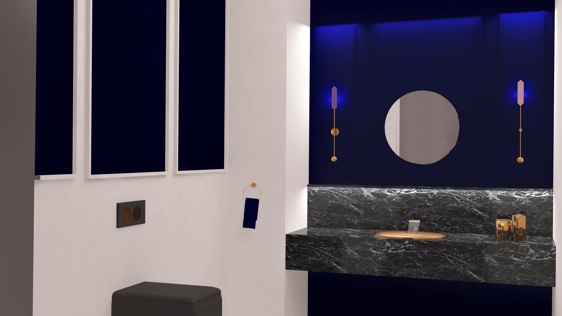 Toilet Room Model - TurboSquid 1692233