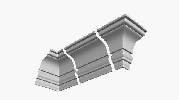 Decorative classic cornice 3D model - TurboSquid 1430408