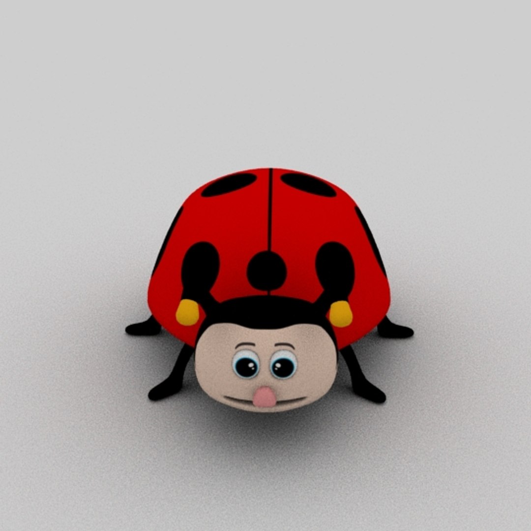 Ladybird Cartoon Animation 3D Model - TurboSquid 1324097