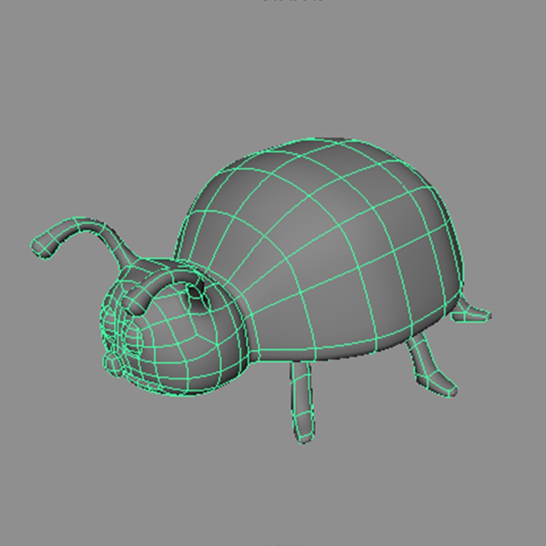 Ladybird Cartoon Animation 3D Model - TurboSquid 1324097