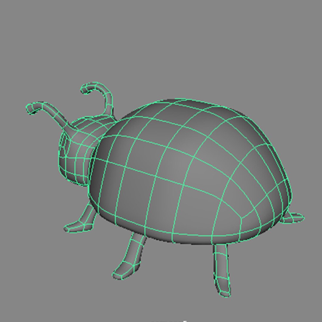 Ladybird Cartoon Animation 3D Model - TurboSquid 1324097