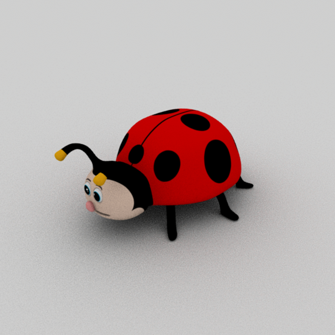 Ladybird Cartoon Animation 3D Model - TurboSquid 1324097