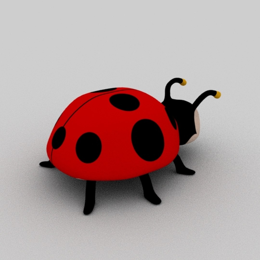 Ladybird Cartoon Animation 3D Model - TurboSquid 1324097