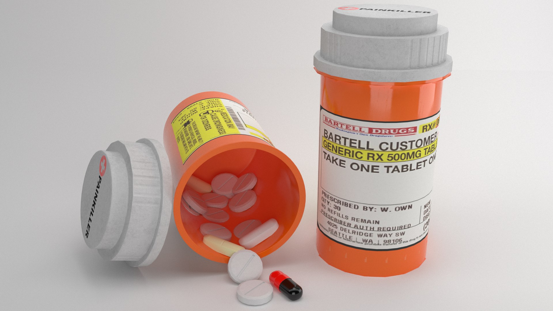 Pills And Medicine Collection 3D - TurboSquid 2309633