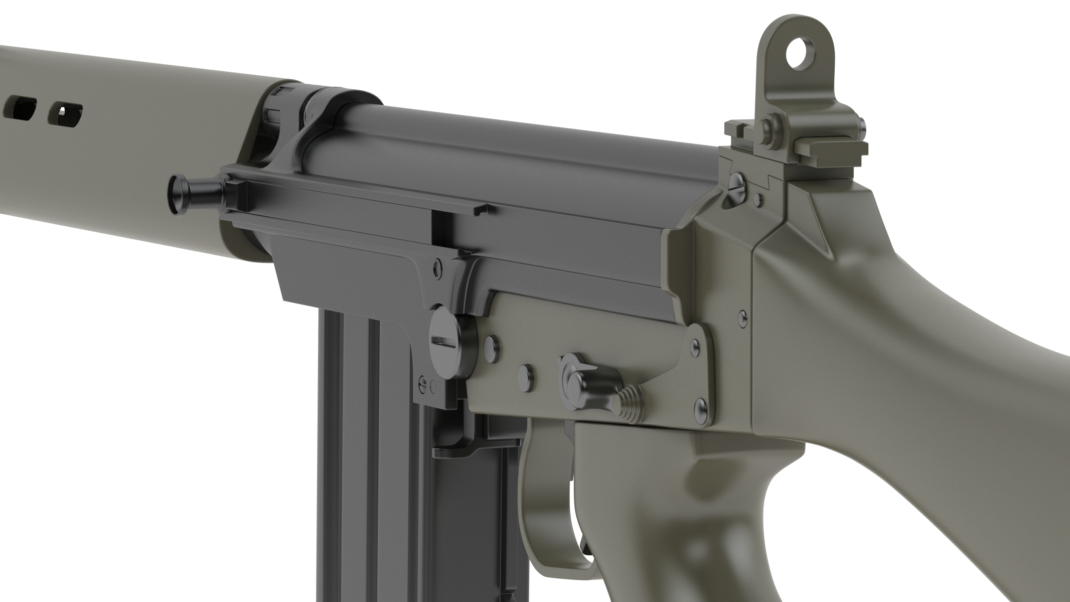 FN FAL 3D - TurboSquid 1760517