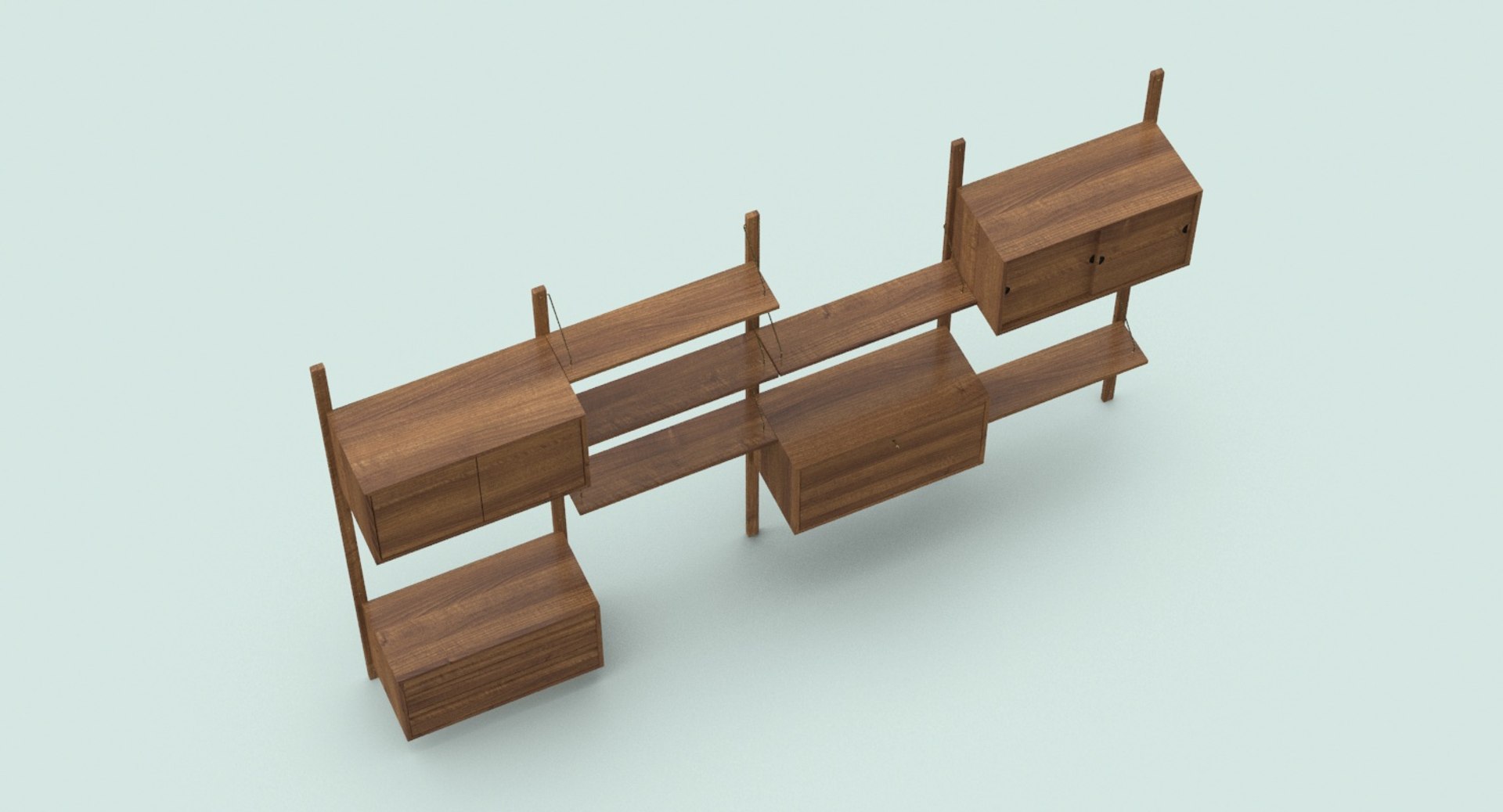 3D Modern-shelving-system - TurboSquid 1262303