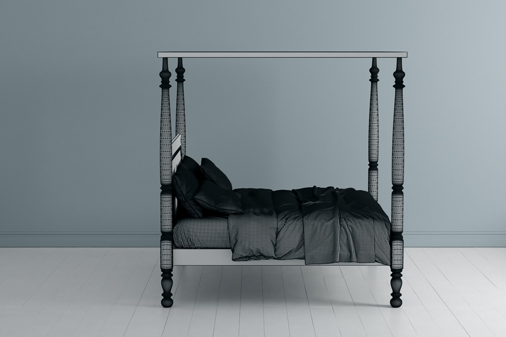 3D model bed traditional - TurboSquid 1677200
