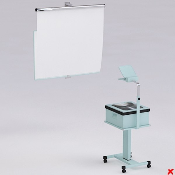 3d model overhead projector
