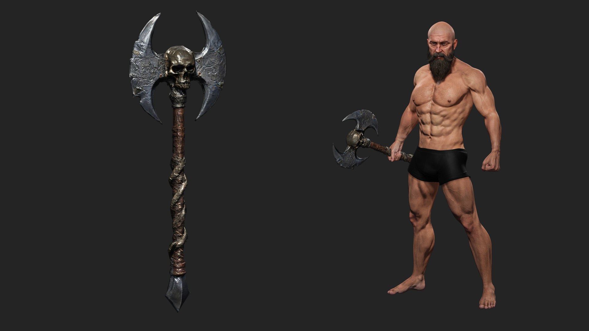 9 Fantasy Skull Weapons 3D Model - TurboSquid 2351438