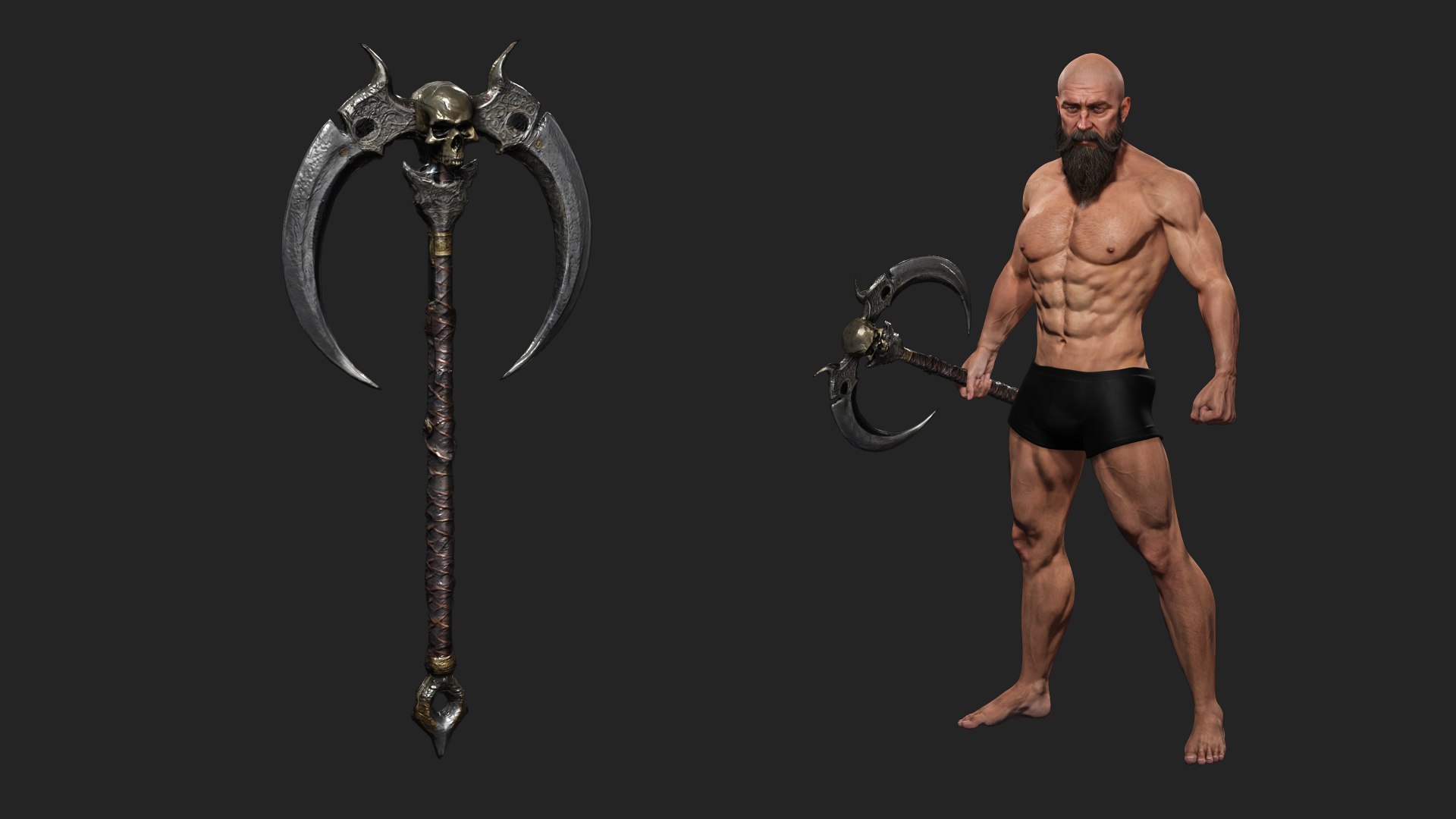 9 Fantasy Skull Weapons 3D Model - TurboSquid 2351438