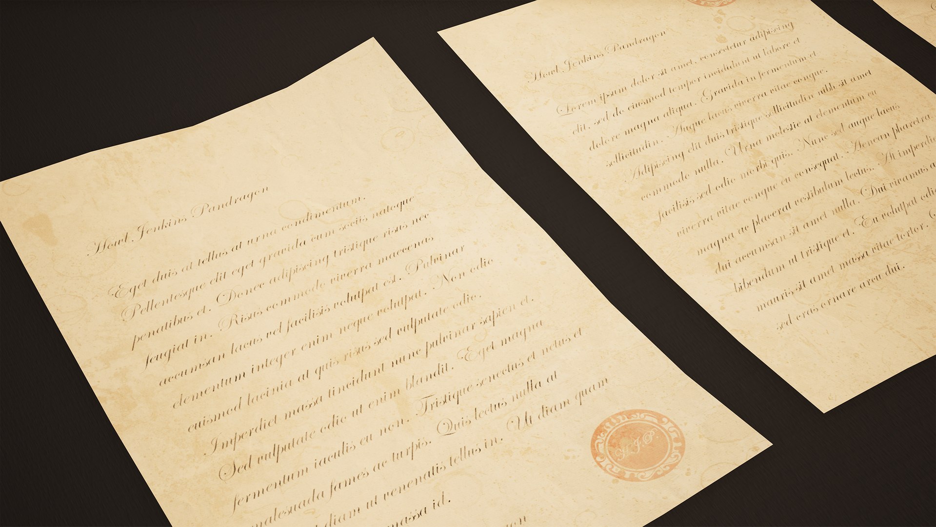 Letter Paper Message 3D Model - TurboSquid 1686321