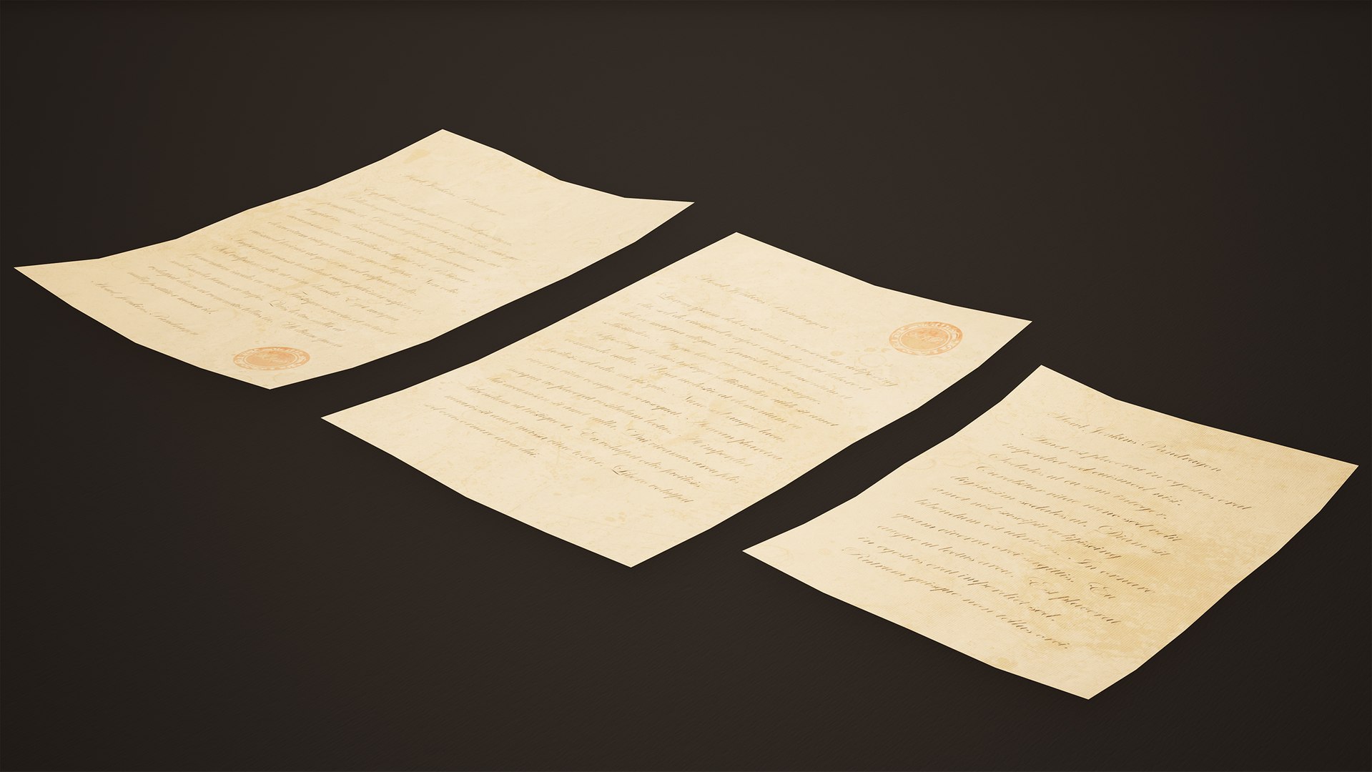 Letter Paper Message 3D Model - TurboSquid 1686321