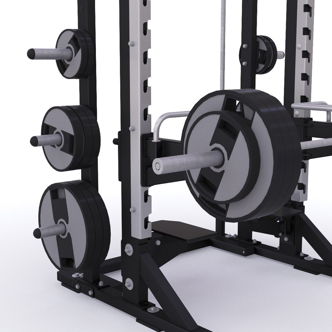 Power rack simulator 3D model - TurboSquid 1519045