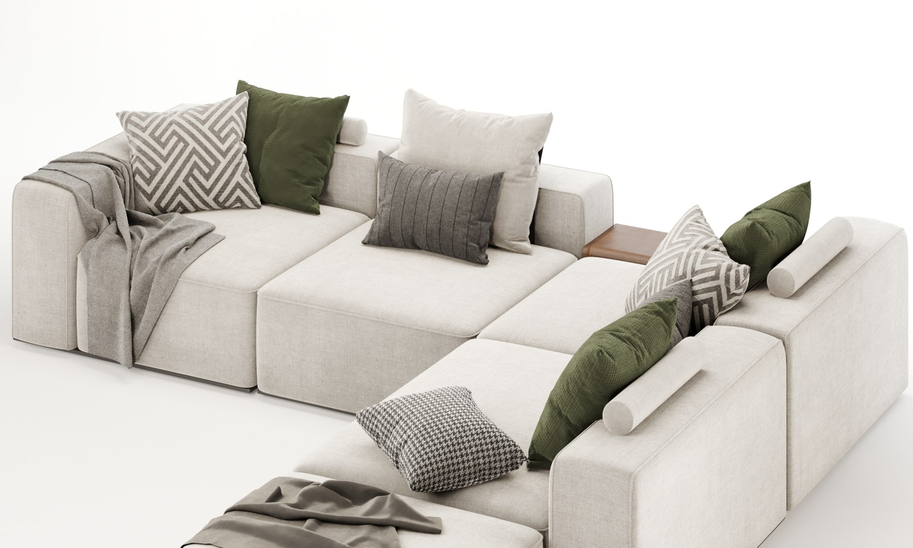 3D Westside Corner Modular Sofa By Poliform Model - TurboSquid 2144434