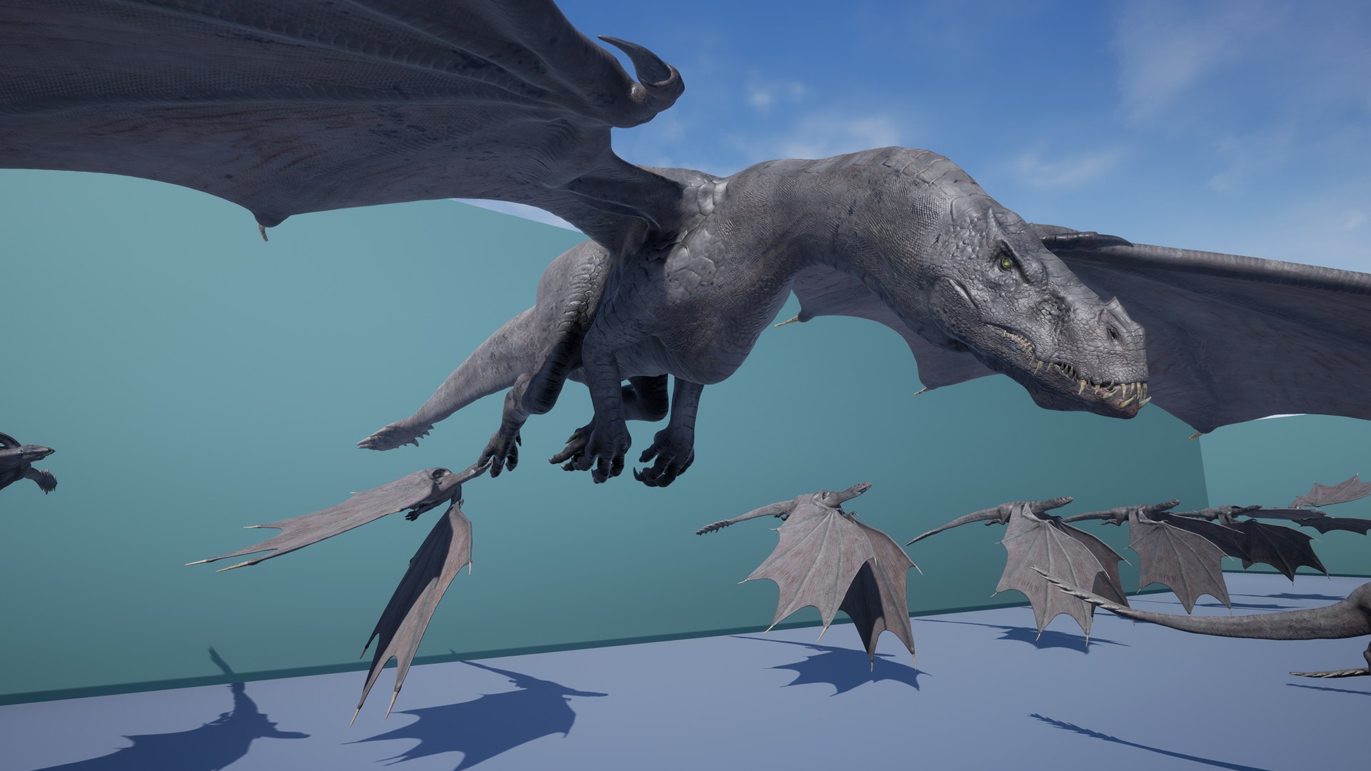 3D Iron Fire Dragon - Unreal Engine Project - TurboSquid 2223755