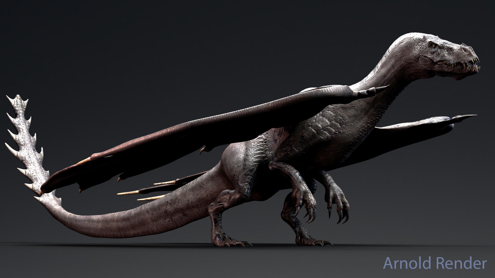 3D Iron Fire Dragon - Unreal Engine Project - TurboSquid 2223755
