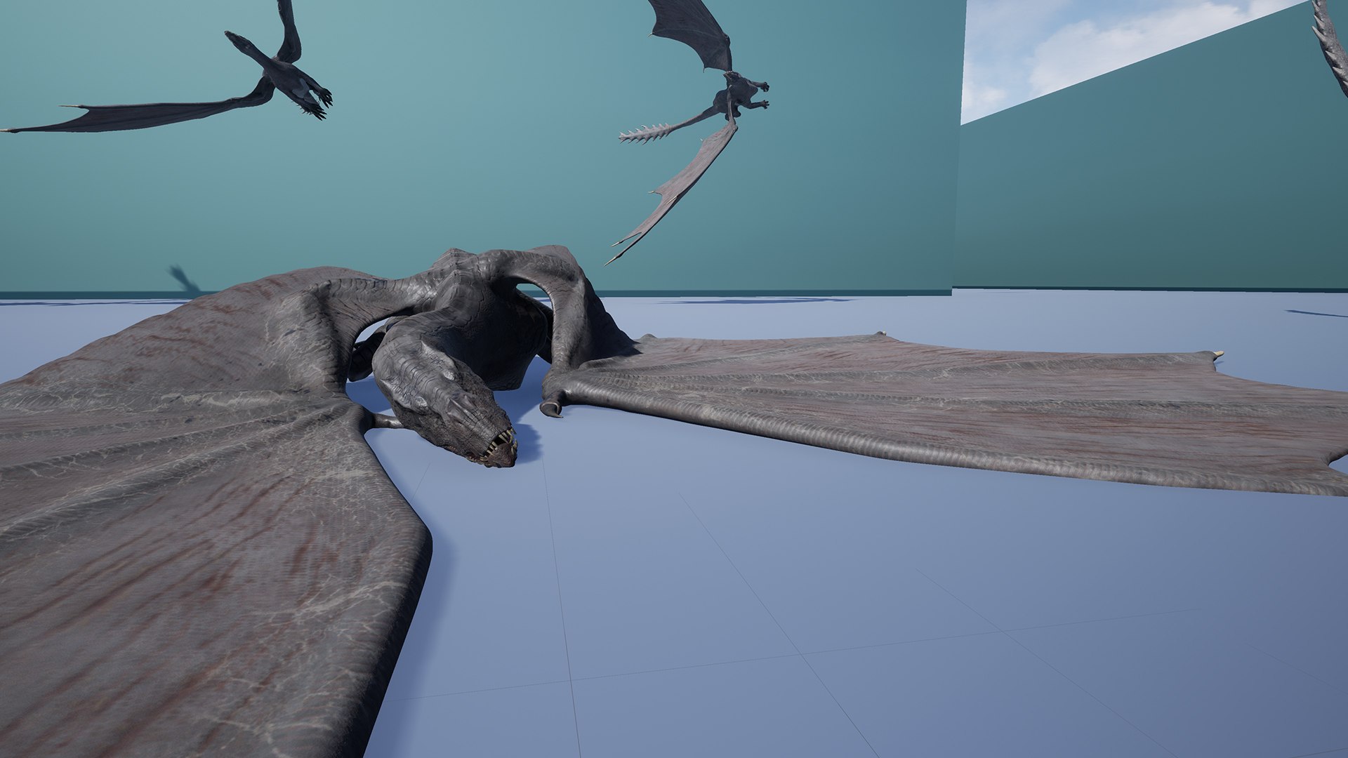 3D Iron Fire Dragon - Unreal Engine Project - TurboSquid 2223755