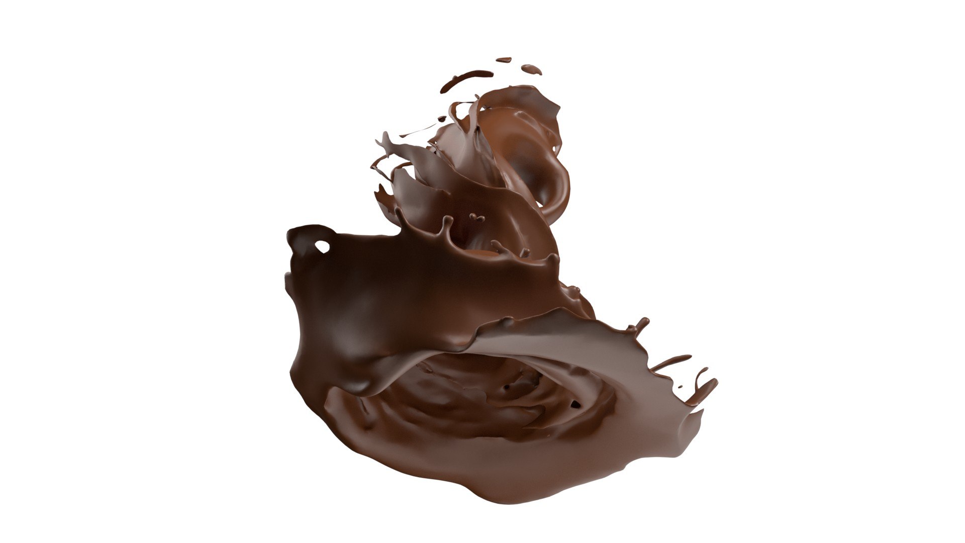 Free Chocolate Splash V32 3D Model - TurboSquid 2370719