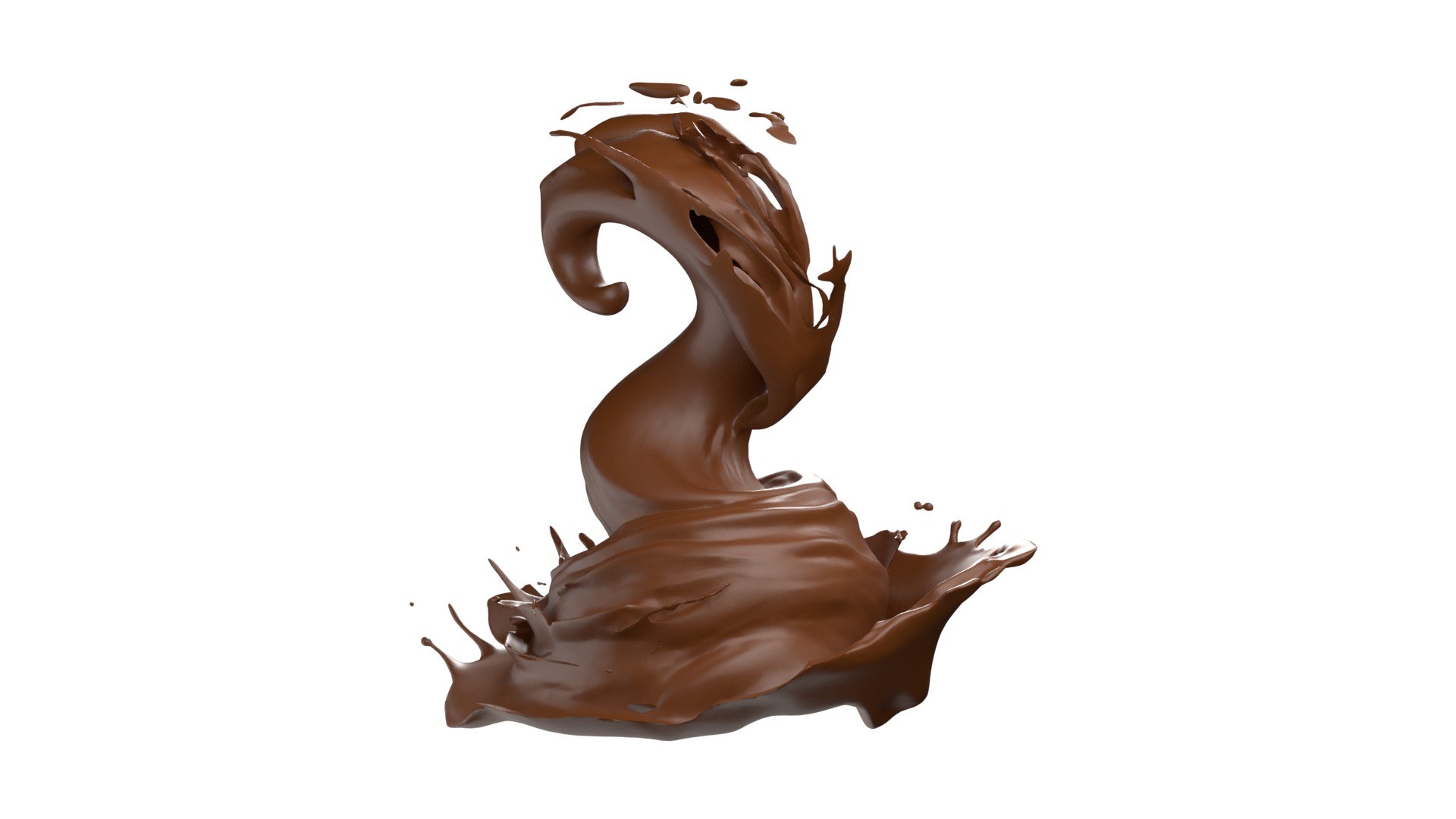Free Chocolate Splash V32 3D Model - TurboSquid 2370719