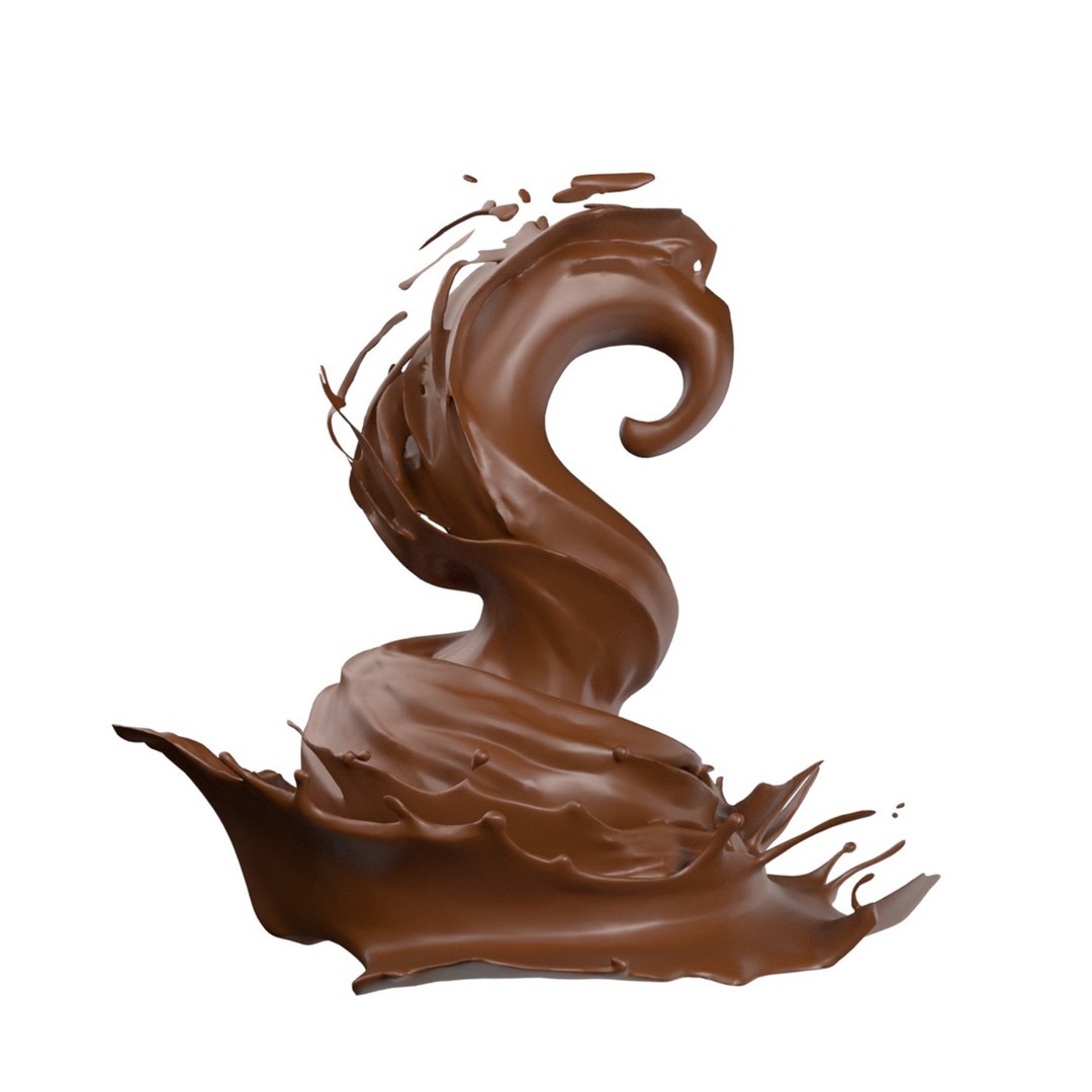 Free Chocolate Splash V32 3D Model - TurboSquid 2370719