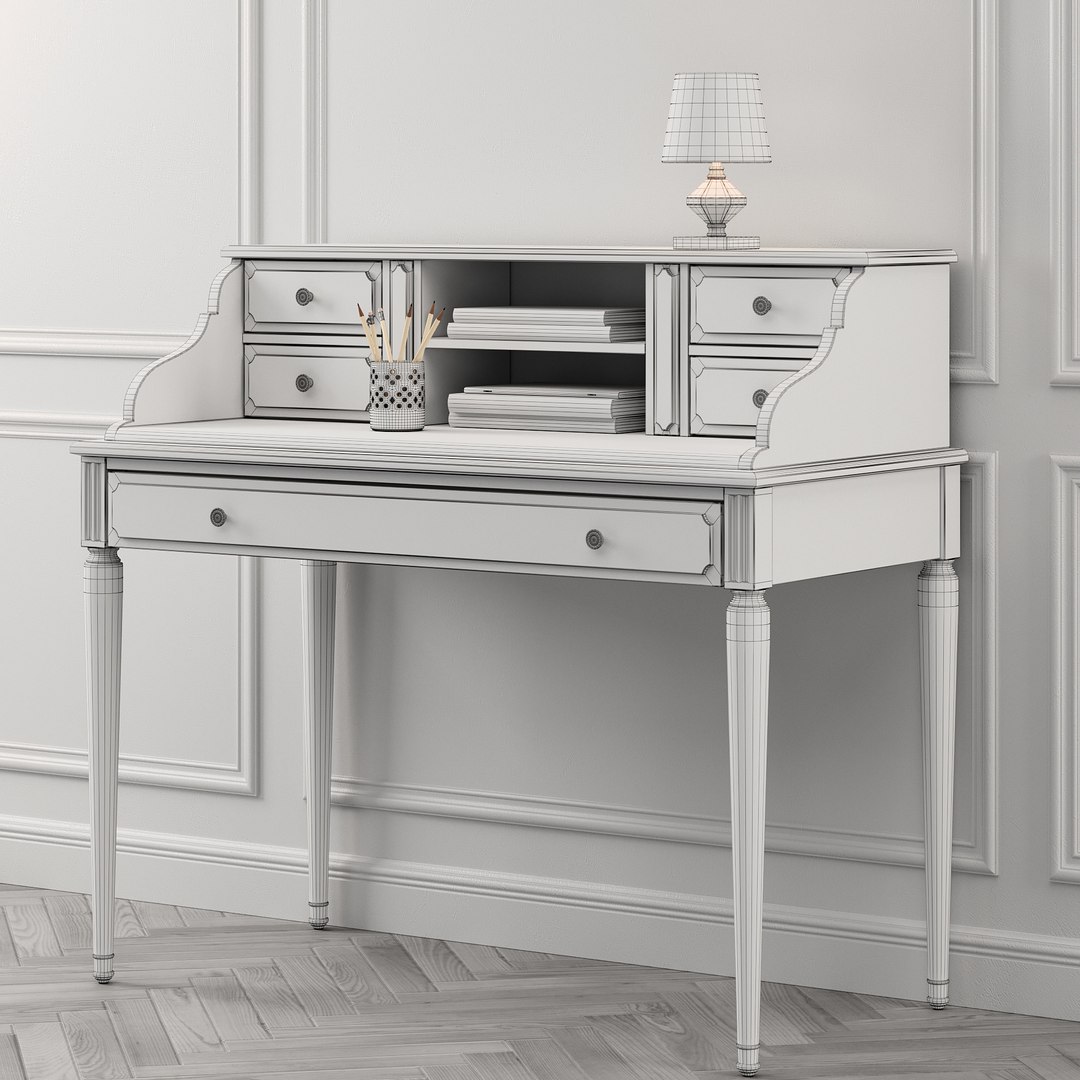 Maelin Desk Storage 3D Model - TurboSquid 1198133