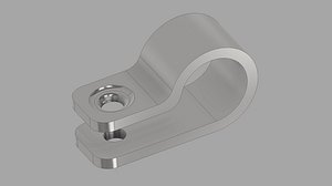Screw Mount Cable Clip 3D Models for Download | TurboSquid