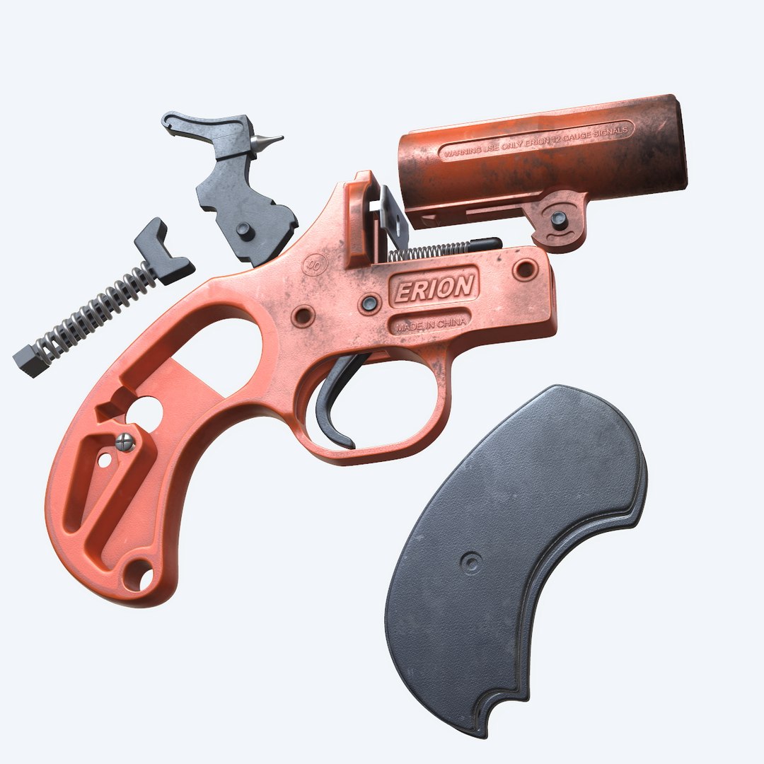 3d Max Flare Gun Clean Dirty