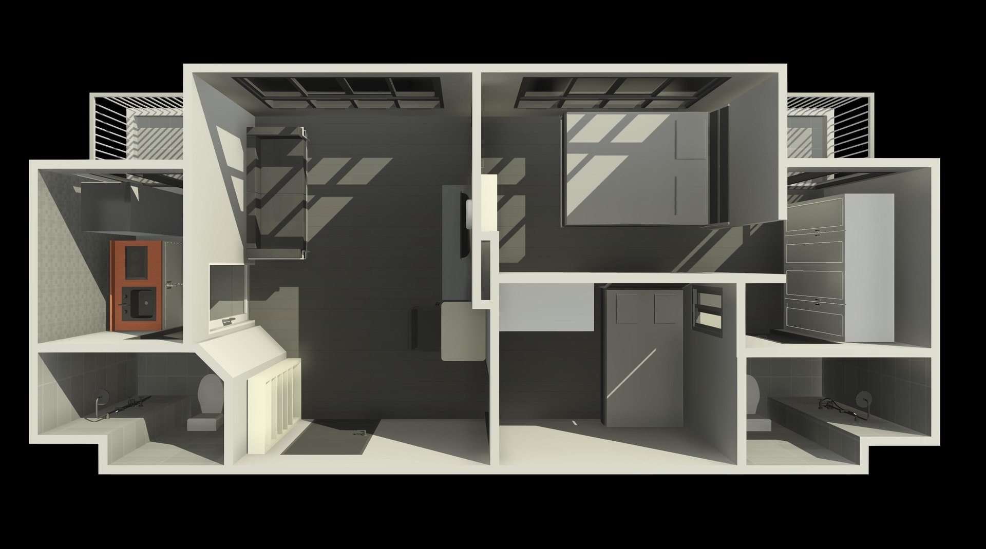 Apartment Room By REVIT 25R16 3D Model - TurboSquid 2501021