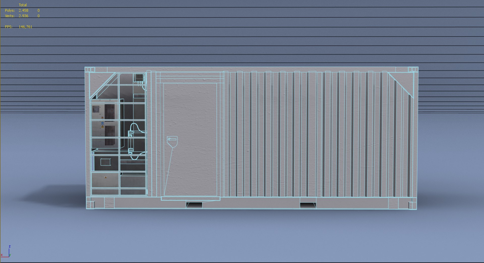 Subsea Control Container 3D Model - TurboSquid 1273622