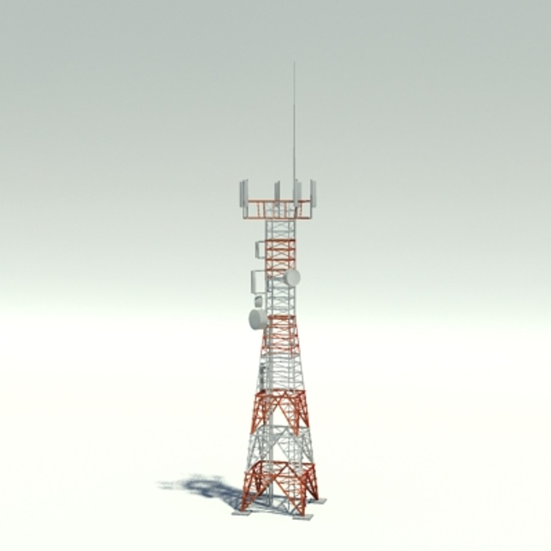 3ds Max Telecom Tower