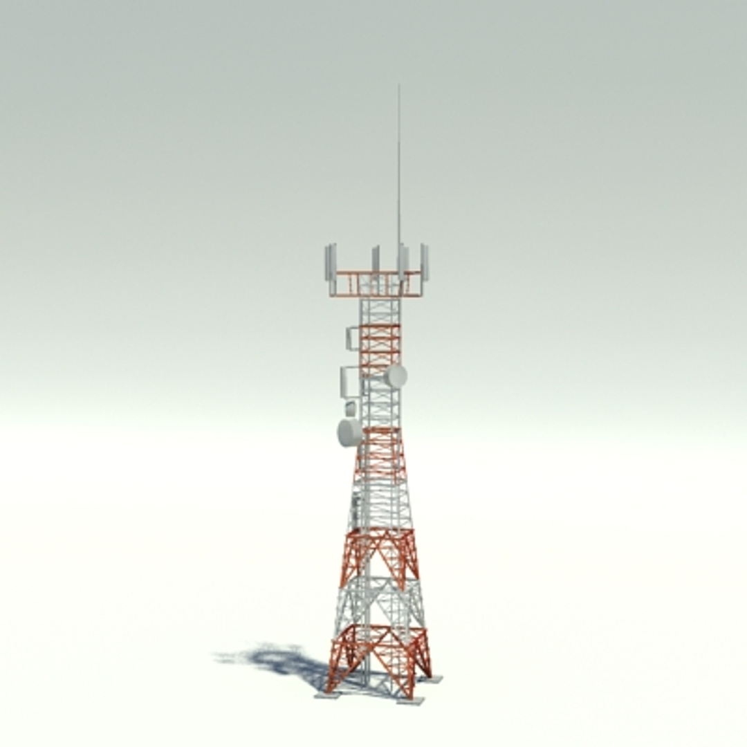 3ds max telecom tower