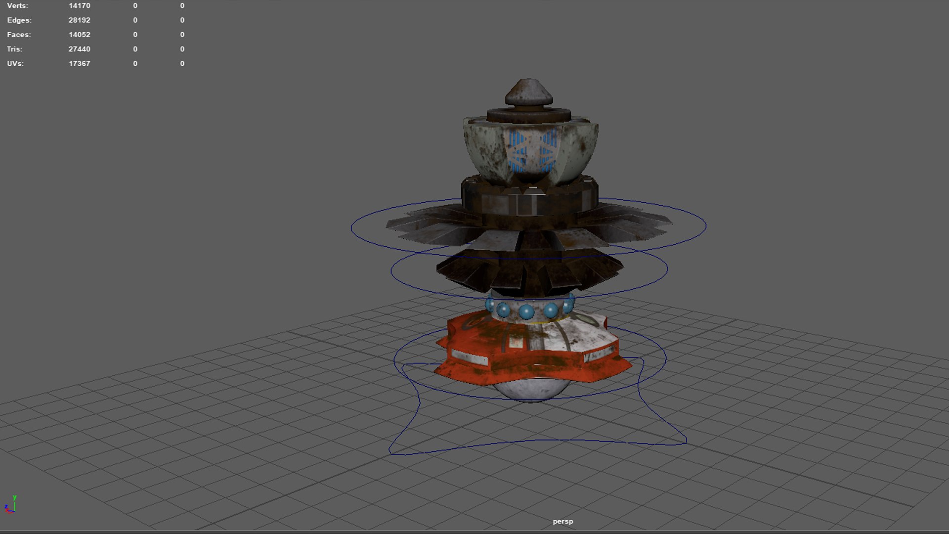 Sci-Fi Mechanical Robot Machine Rigged 3D Model For Animation Games 3D ...