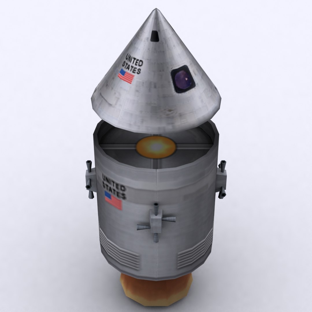 Apollo Capsule 3d Model