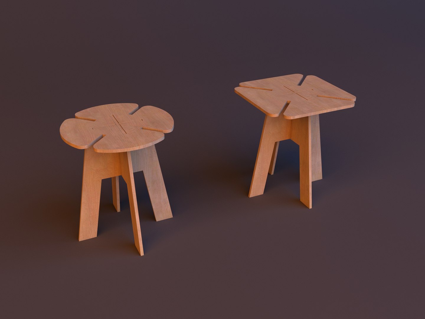 3D Plywood Child Chair CNC Workshop Furniture - TurboSquid 1833795